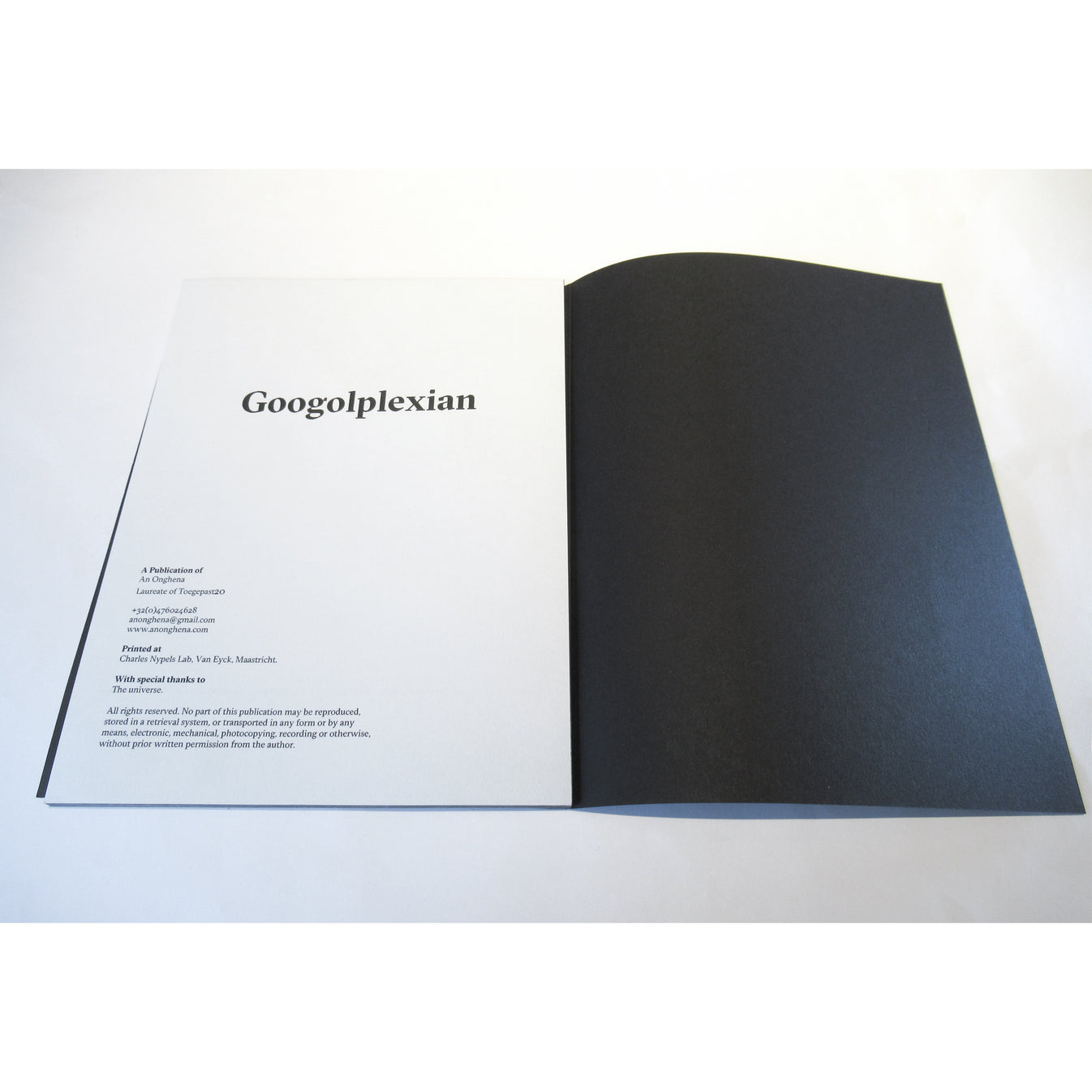 《Googolplexian》An Onghena | アン・オンへナ – KIKA books